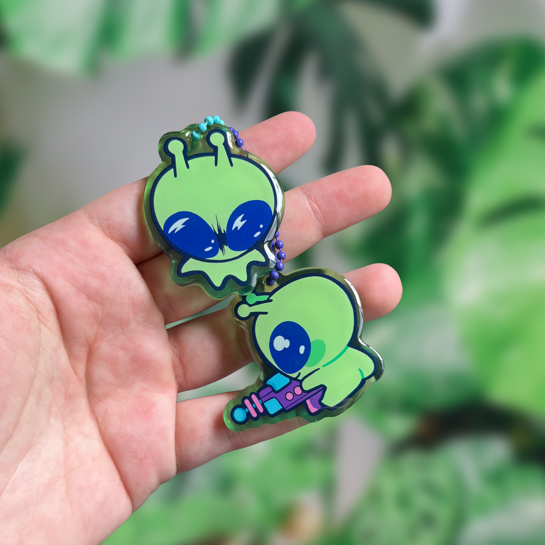 Alien Buddies | Epoxy Acrylic Charms | Blind Bag – Arcade Bandits